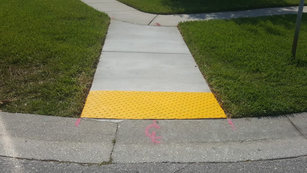 Top Guard Detectable Warnings for Pristine Place Sidewalks in ...